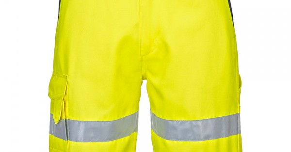Ανακλαστική βερμούδα εργασίας υψηλής διακριτότητας E043 Portwest ...